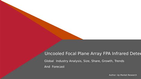 Uncooled Focal Plane Array Fpa Infrared Detector Market Research Report 2020 2028 Up Market