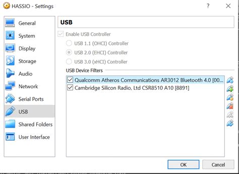 bluetooth on oracle virtualbox third party integrations home