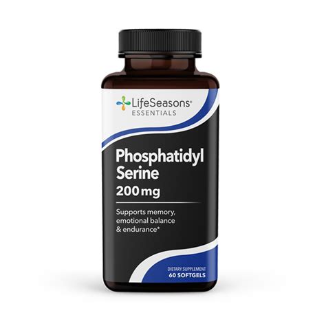Life Seasons Phosphatidyl Serine 200 Mg 60 Softgels 100 Mg Per Softgel Natures Health Shoppe