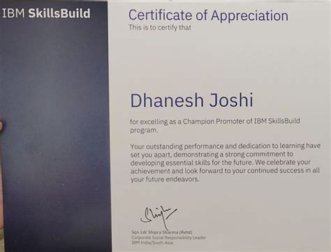 Dhanesh Joshi On Linkedin Ibmskillsbuild Csr Techwithjoshi Ibmcsrannualevent