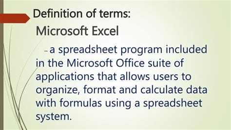 ms excel lesson pptx computing technology and computing