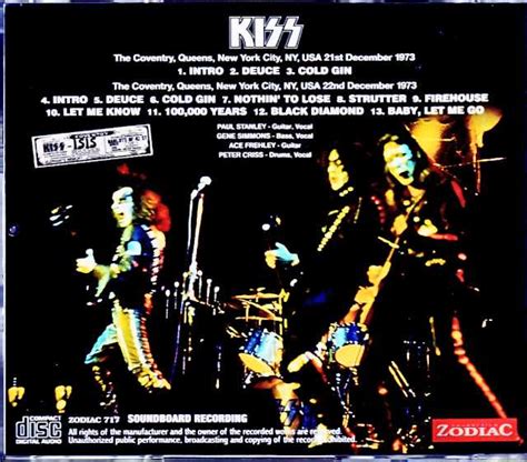 Kissnyusa 1973 Soundboard Edition Sakura Record