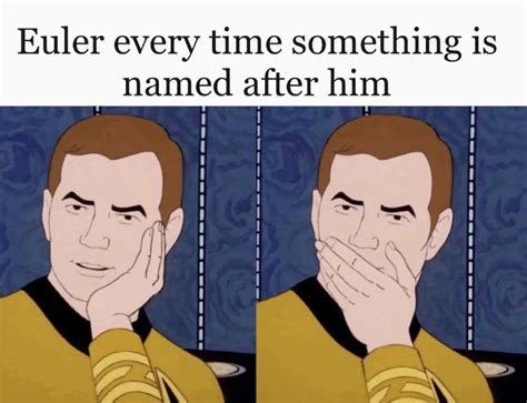 Why Not Just Call Math “euler Math” And Gets This Over With Rmathmemes
