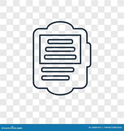 Linear Ereader Icon From Electronic Stuff Fill Outline Collection Thin Line Ereader Vector