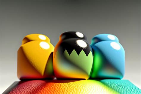 premium ai image artistic abstract creative colorful 3d rendering