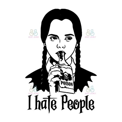 I Hate People Svg Halloween Svg I Hate Everything Svg Poi Inspire