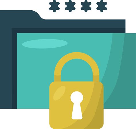 Digital Data Protection Design Element Icon Cyber Security Illustration Cloud Computing