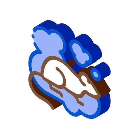 Rat In Smoke Isometric Icon Vector Illustration 18019850 Vector Art At