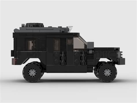 Lego Moc Multipurpose Black Suv By Crysh Rebrickable Build With Lego