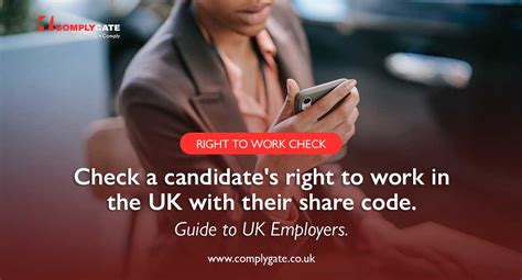 Right To Work Share Code Share Code Uk