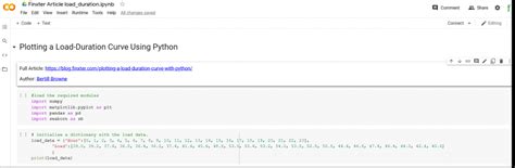 Plotting A Load Duration Curve With Python Be On The Right Side Of Change