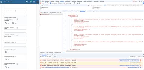 capture app in dhis2 v3 40 when registering tracked entity instances