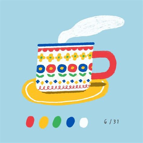 Ella Lama On Instagram Ive Been Wanting To Draw A Cup Like This So Here It Is Day Of
