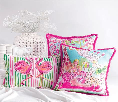 Lilly Pulitzer Pillows Designed For Indooroutdoor Use And Quite