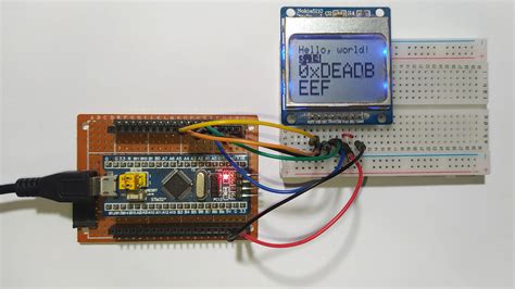 Interface Nokia 5110 Graphic Lcd With Stm32 Blue Pill Board