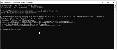 Docker启动mysql失败 Netandnew 博客园