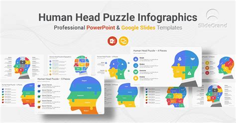 Human Head Puzzle Infographics Powerpoint Template Designs Slidegrand Human Head Puzzle Infographics Powerpoint Template Designs Slidegrand