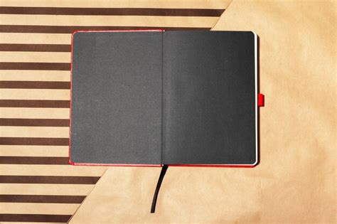 Premium Photo Notebook Open Page Design On Table