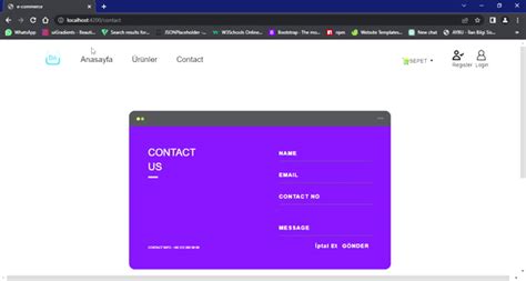GitHub Burak E Commerce E Ticaret Sitesi