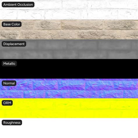 Rough Limestone Block Wall Texture Pale Sand Poliigon