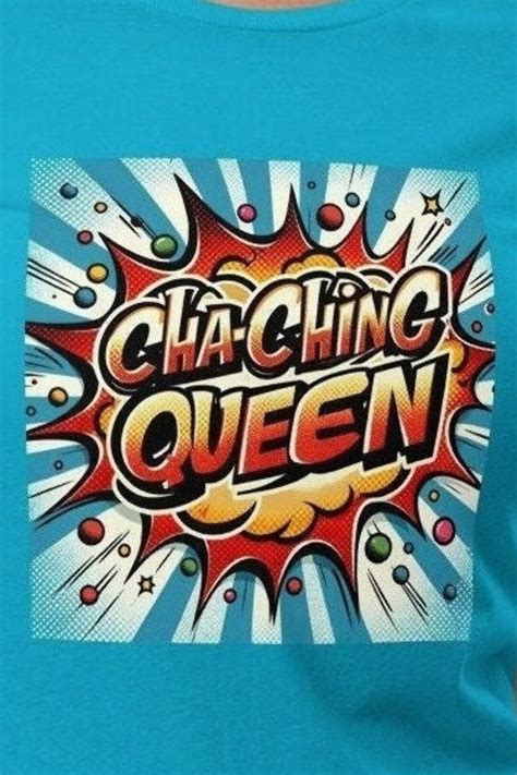 Cha Ching Queen Comic Custom Shirt For Women Who Sell Online T For Her Mothers Day T Etsy