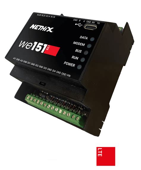 IoT Modul 4G LTE Med I O 4DI 2AI 2 Rele Ut Autic System AS