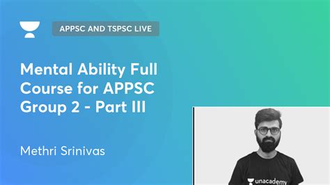 Appsc And Tspsc Live Mental Ability Full Course For Appsc Group 2