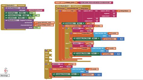 Trying To Display Sensor Data On App Via Bluetoothle Mit App Inventor Help Mit App Inventor
