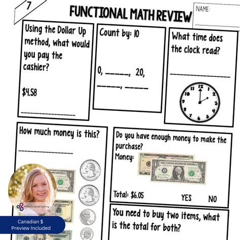 Functional Math Preview Love Special Learn