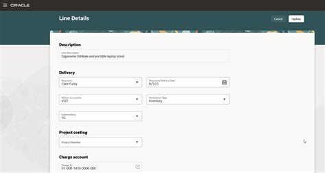oracle fusion cloud self service procurement 23d what s new