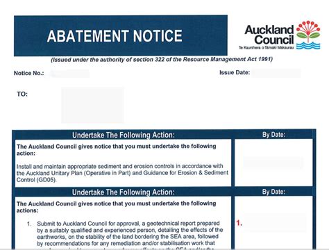 What To Do If You Receive An Abatement Notice From Auckland Council A
