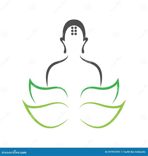 Monk Logo Icon Design Stock Vector Illustration Of Religion 297947391