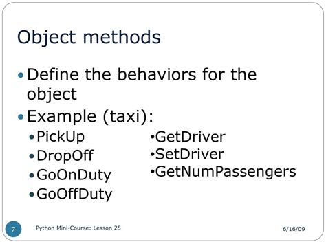 Ppt Lesson 25 The Object Oriented Thought Process Powerpoint