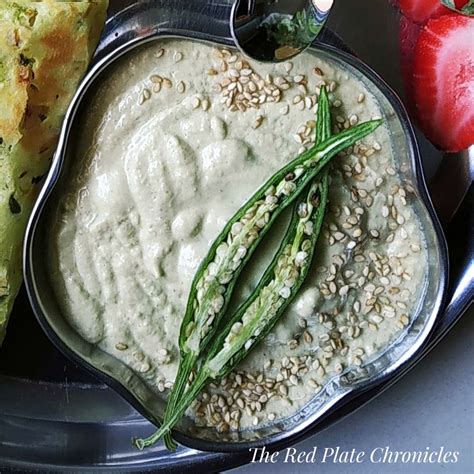 Sesame Seeds Chutney Til Chutney Ellu Chutney The Red Plate