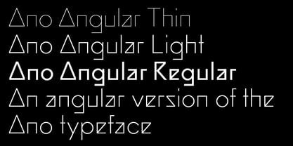 Ano Angular Font Webfont Desktop MyFonts