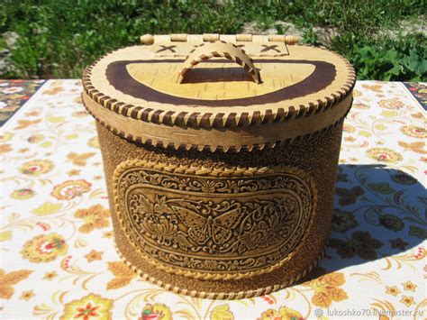 Короб из бересты "Бабочка". Короб для кухни. Арт.1005 в интернет ...