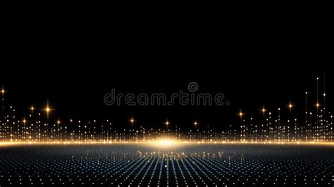 An Abstract Representation Of Digital Technology Features Glowing Blue Lines And Dots