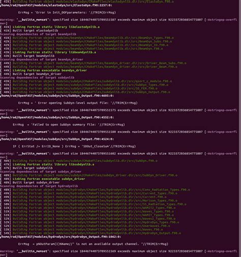 Issue With Building OpenFast On Ubuntu Using CMake Issue OpenFAST Openfast GitHub