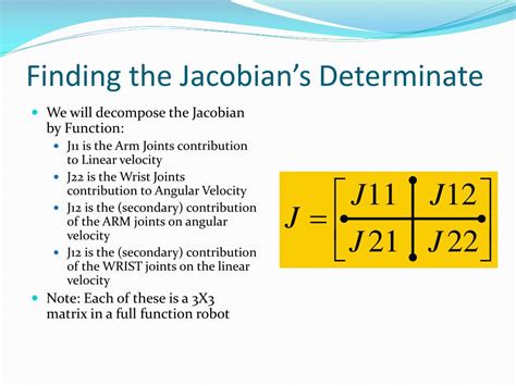 Ppt Continuing With The Jacobian And Its Uses Powerpoint Presentation