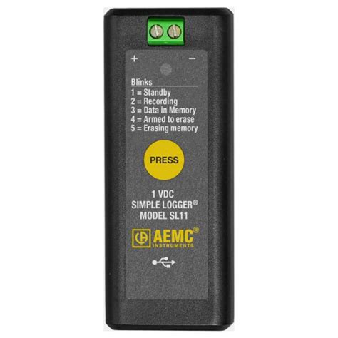 AEMC SL11 Simple Logger Voltage 1VDC Pacific Test Equipment