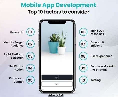 Top 10 Factors For Mobile Application Development Adeeba Rafi Posted