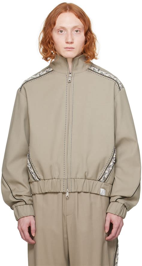 gray lawn jacket by ader error on sale