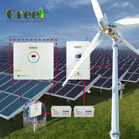 10kw 5kw Hybrid Pv Wind Generator System House Offon Grid Battery