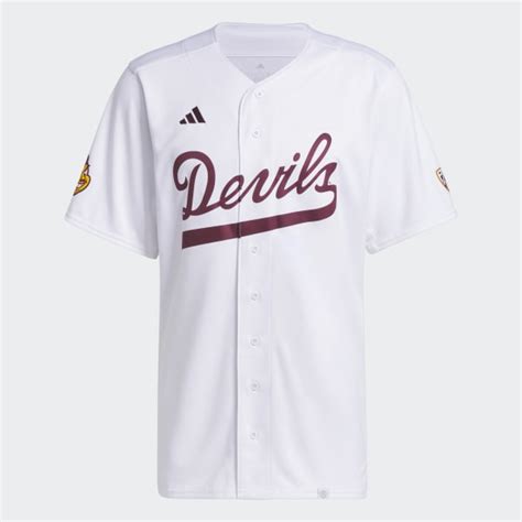 Adidas Arizona State Baseball Jersey White Free Shipping With Adiclub