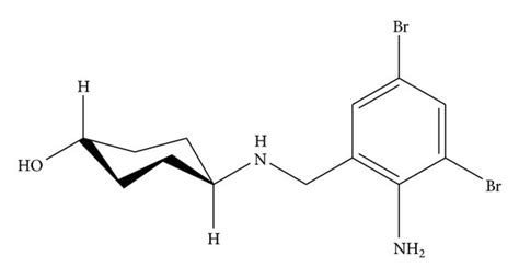 Chemical Structure Of Ambroxol Download Scientific Diagram