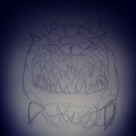 Doom Classic Cacodemon I Sketched During Quarantine Rfanart