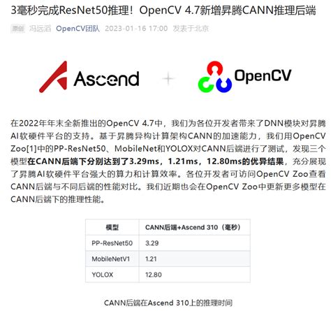 opencv with huawei ascend surpasses apple m1 huawei central