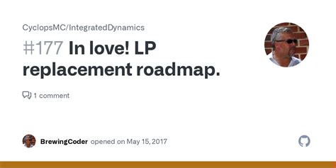 in love lp replacement roadmap · issue 177 · cyclopsmc