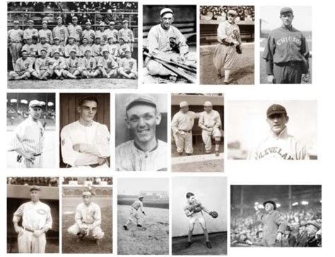 14 Photos1919 Chicago Black White Sox Baseball Team Photoshoeless Joe