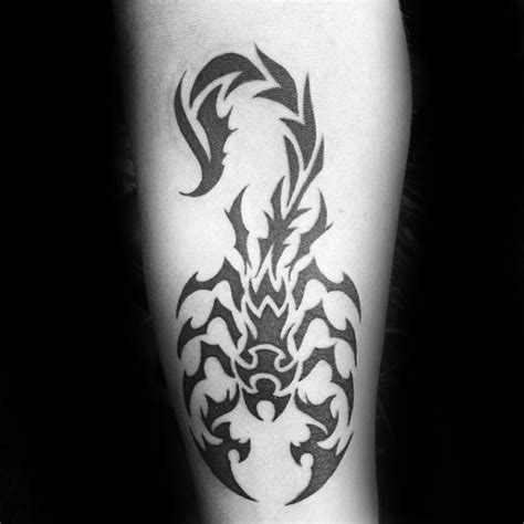 Tribal Scorpion Arm Tattoos